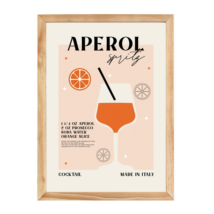 APEROL SPRITZ RETRO PRINT – Papier Hq